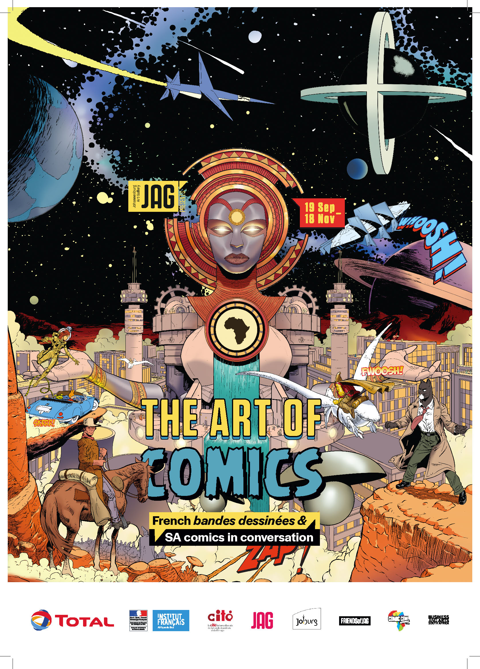 The Art of Comics Exhibition: French Bandes dessinees and SA Comics in ...